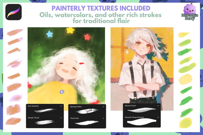 Procreate Brushes: Ultimate Anime and Manga Collection, 3500+ Brushes ...