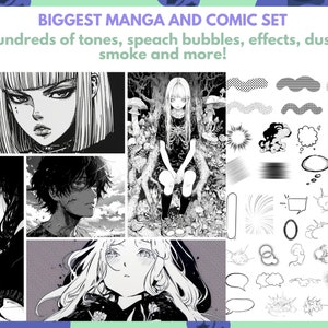Procreate Brushes: Ultimate Anime and Manga Collection, 3500+ Brushes ...