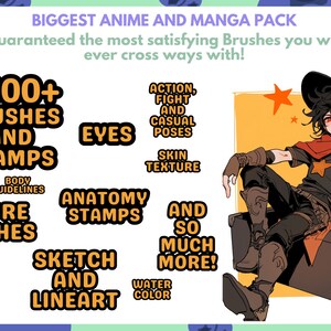 Procreate Brushes: Ultimate Anime and Manga Collection, 3500+ Brushes ...