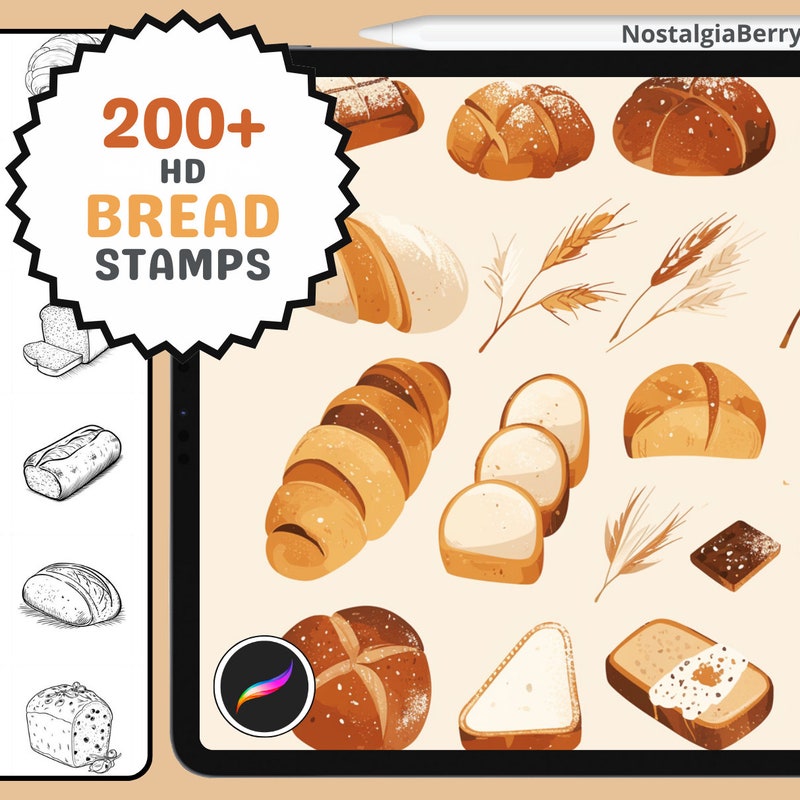 Bread Stamp - Etsy
