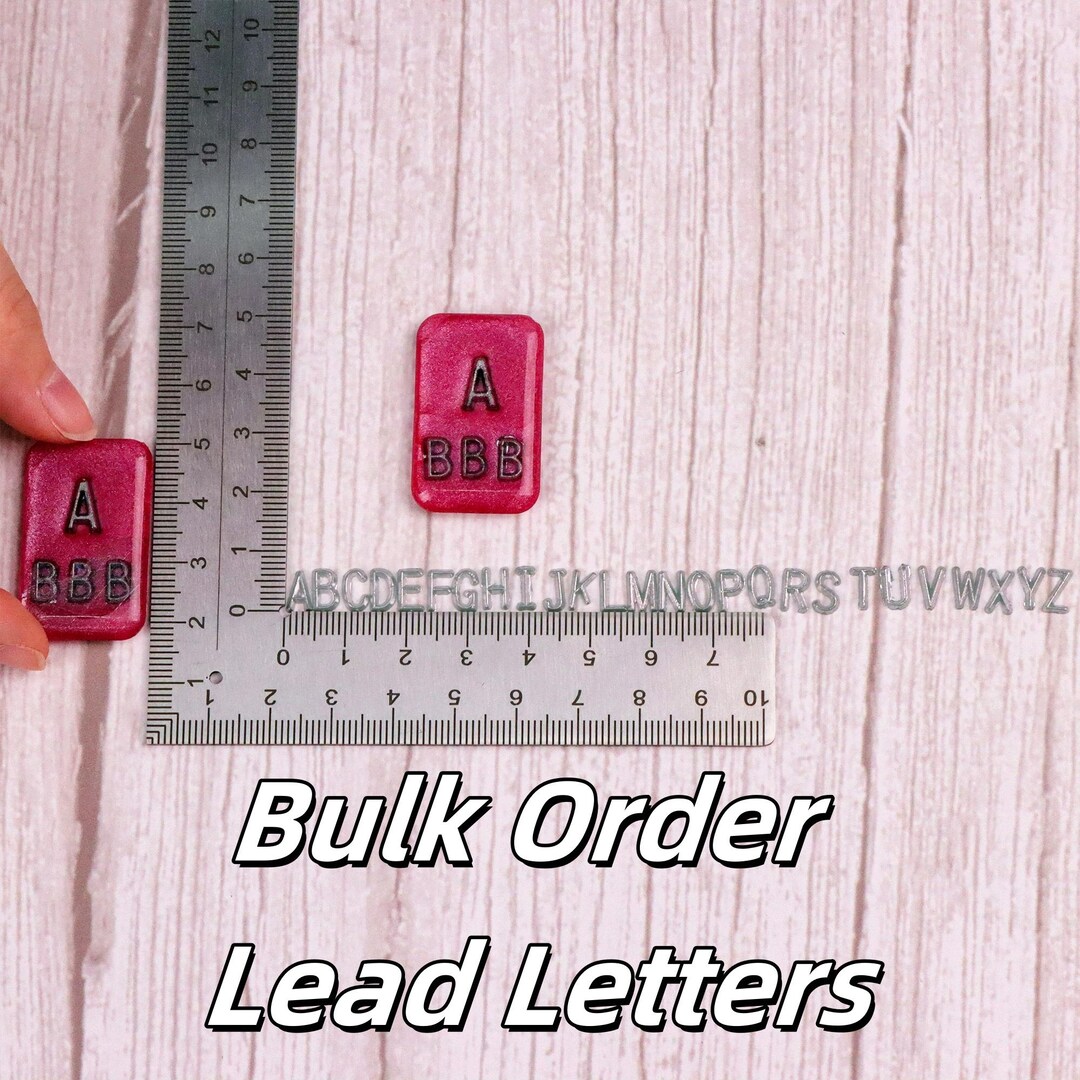 L and R Letters for Xray Markers Bulk Lead Letters, Unmounted Flat Face ...