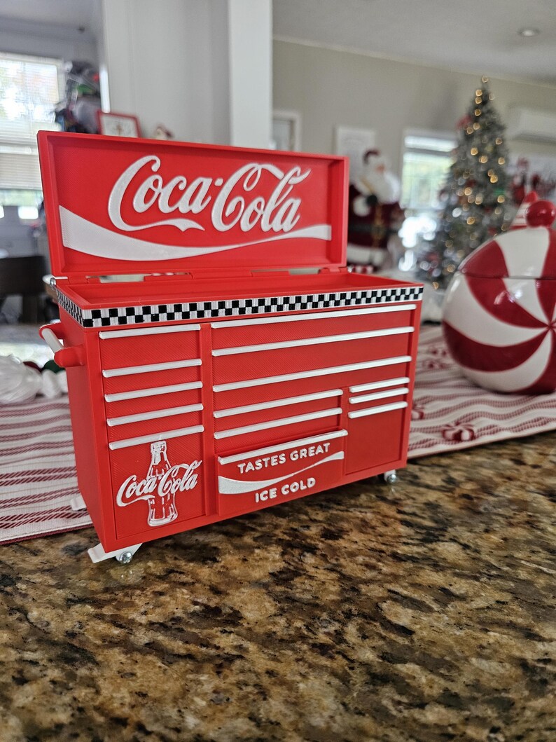 3d-printed Coca-cola Roll Cart Replica | Unique Christmas Collectible ...