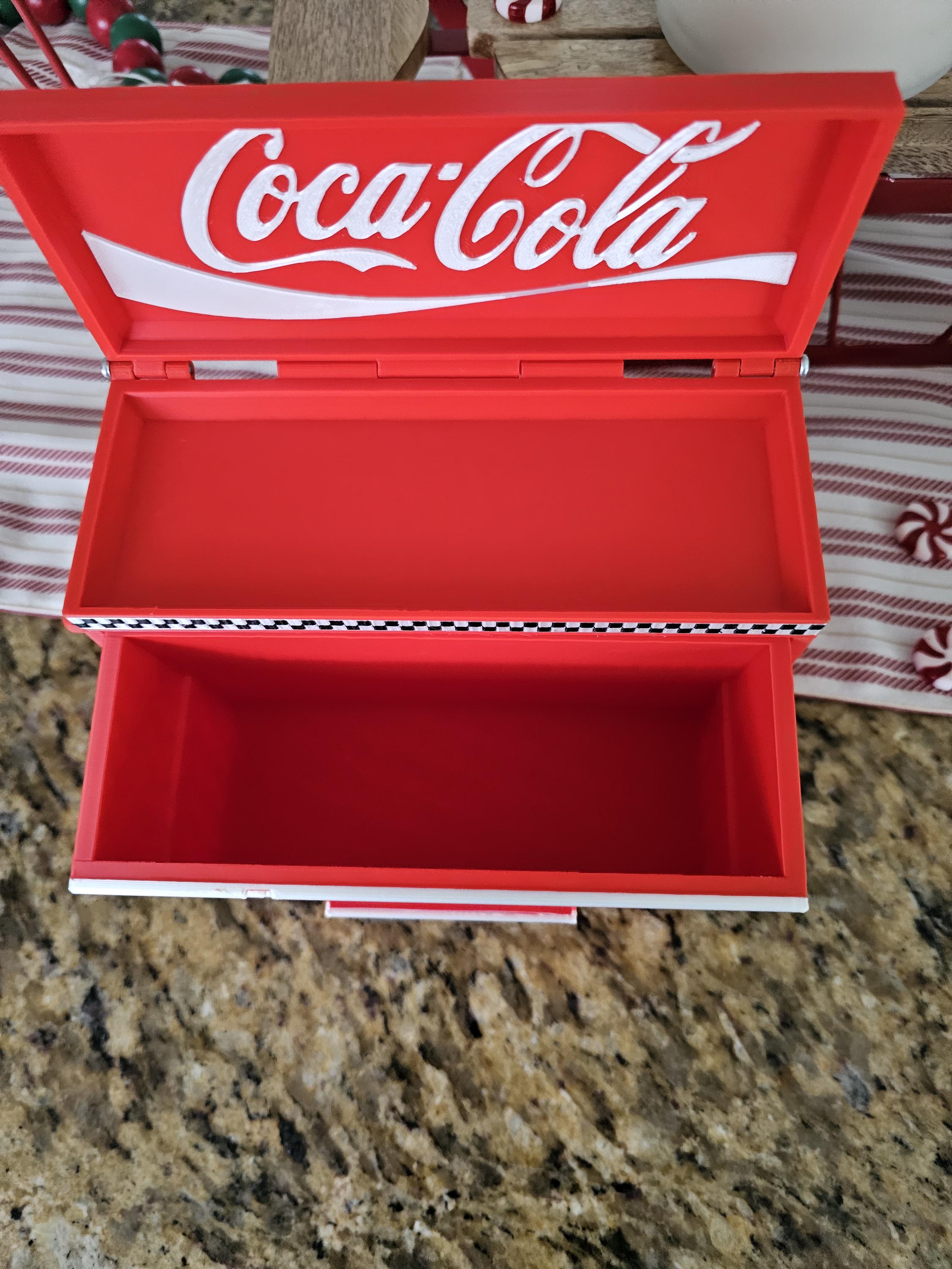 3d-printed Coca-cola Roll Cart Replica | Unique Christmas Collectible ...