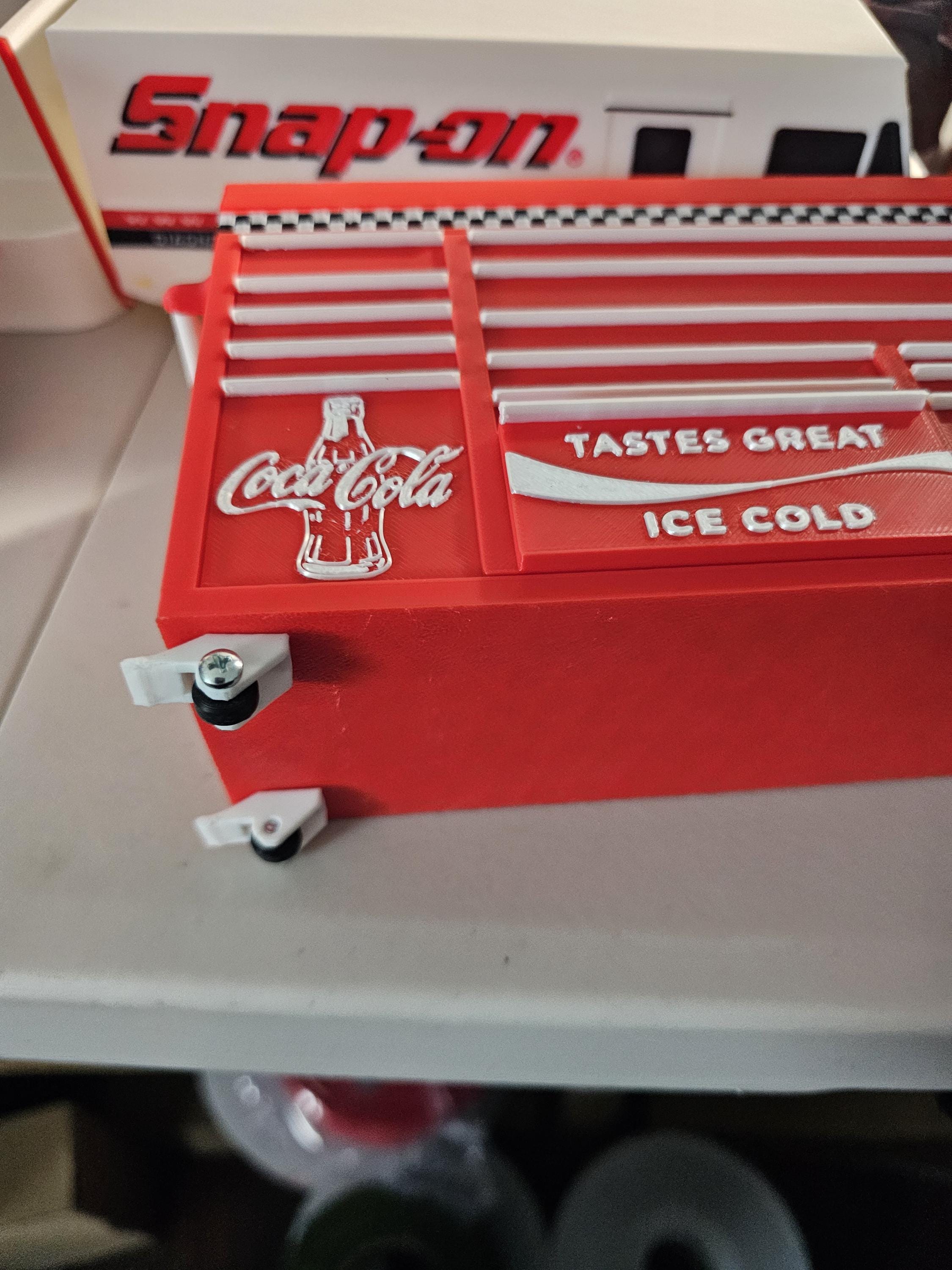 3d-printed Coca-cola Roll Cart Replica | Unique Christmas Collectible ...