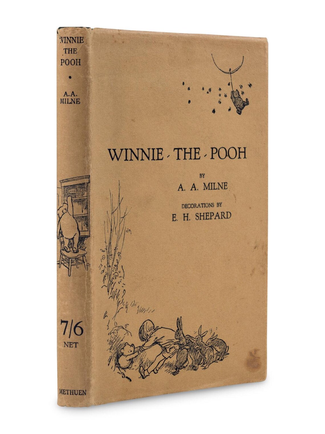 A.a.milne. Winnie the Pooh. 1926 - FIRST EDITION & PRINTING - With Dust ...