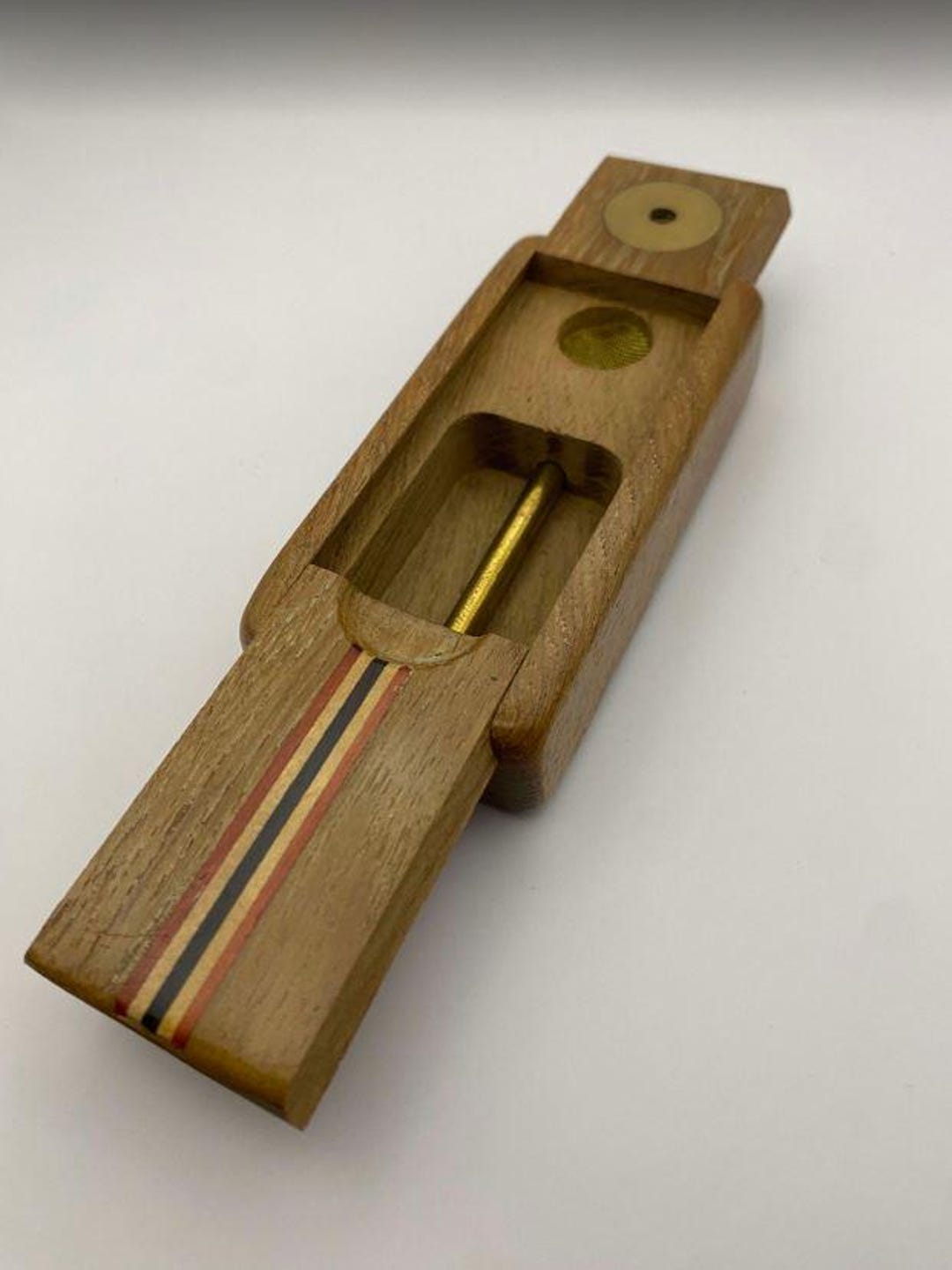 The stash & Toke Pipe With Storage Dugout Pipe Combo - Etsy