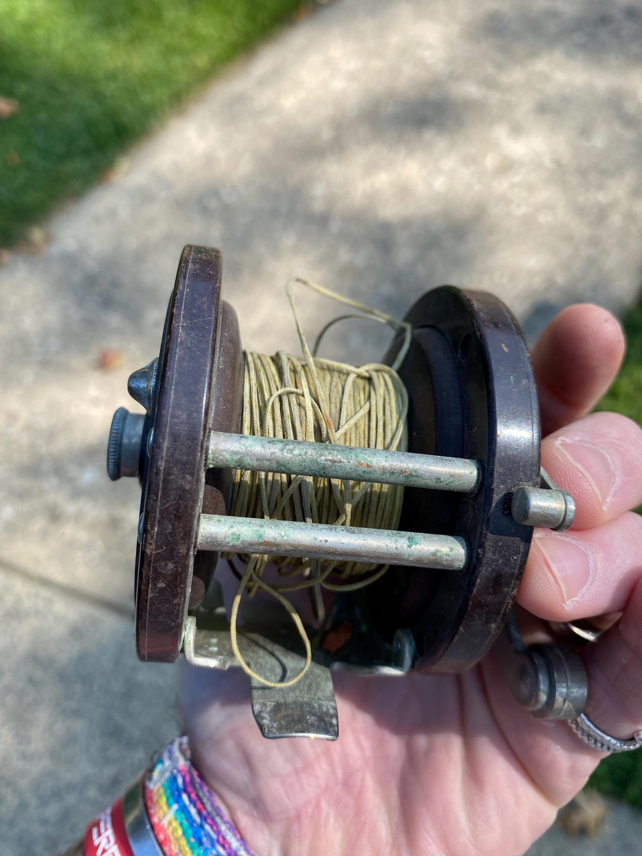 Vintage Penn No.78 Baitcaster Fishing Reel Bakelite (marbled?) - Etsy