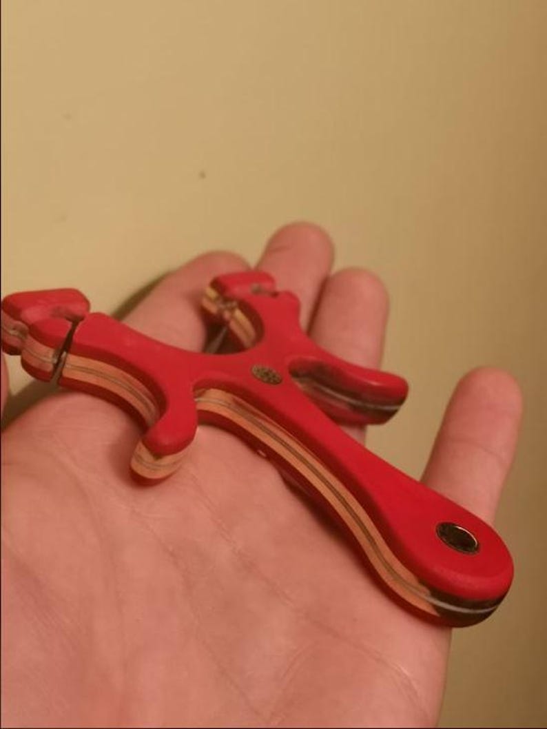 Custom Hydra Micarta 5-layer Red Micarta With Brass & White Core Mosiac ...