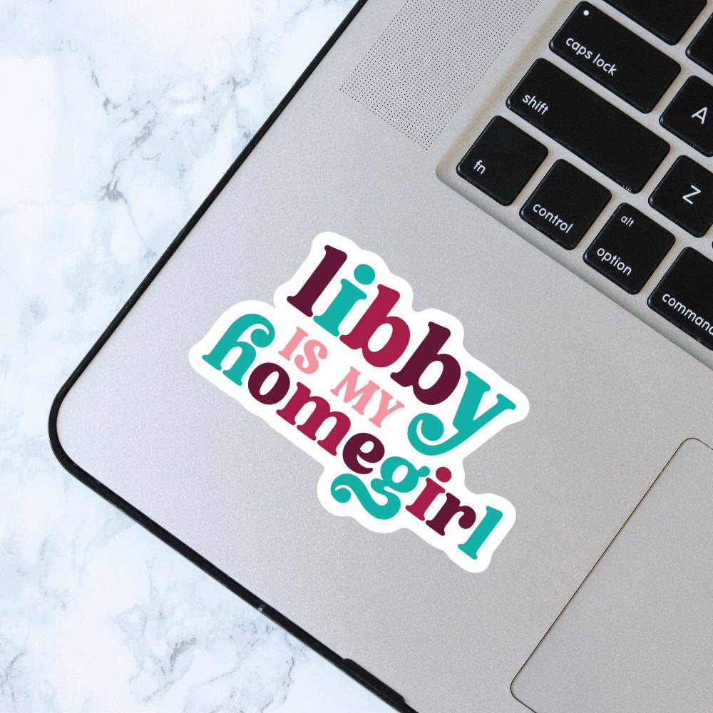 Libby is My Homegirl, Bookish Sticker, Kindle Decal, Gifts for Book ...