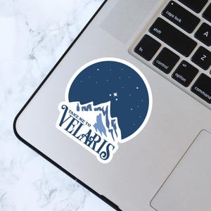 Velaris Sticker, ACOTAR, Bookish Sticker, Kindle Decal, Gifts for Book ...