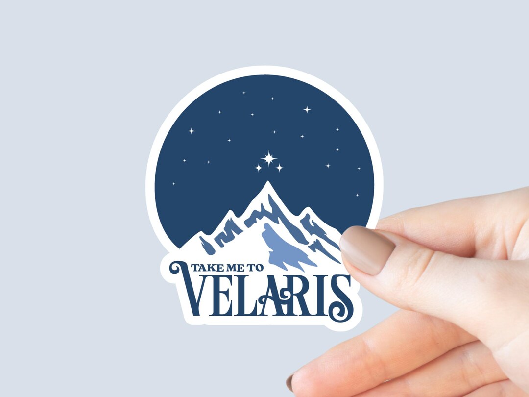 Velaris Sticker, ACOTAR, Bookish Sticker, Kindle Decal, Gifts for Book ...