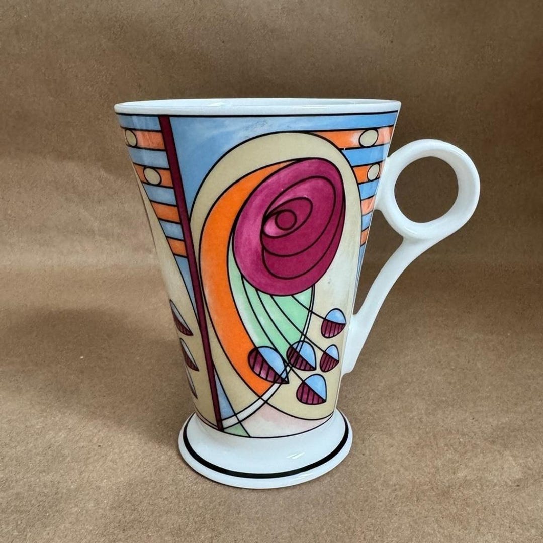 Wren Charles Rennie Mackintosh Art Nouveau “mackintosh Rose” Bone China ...