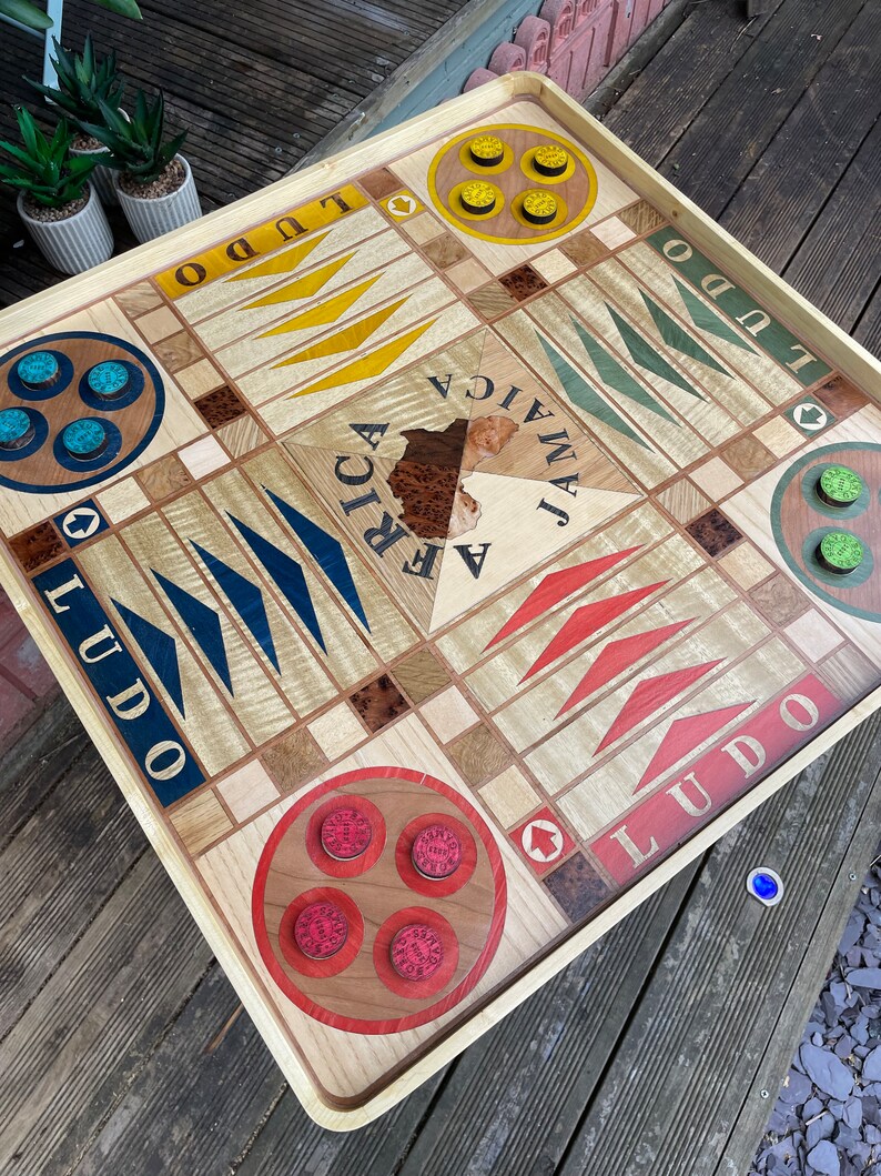 Caribbean Bored Games, Ludi, Ludo, Dice Games - Etsy