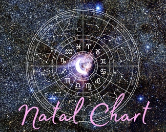 Natal Chart Reading Basic - Etsy