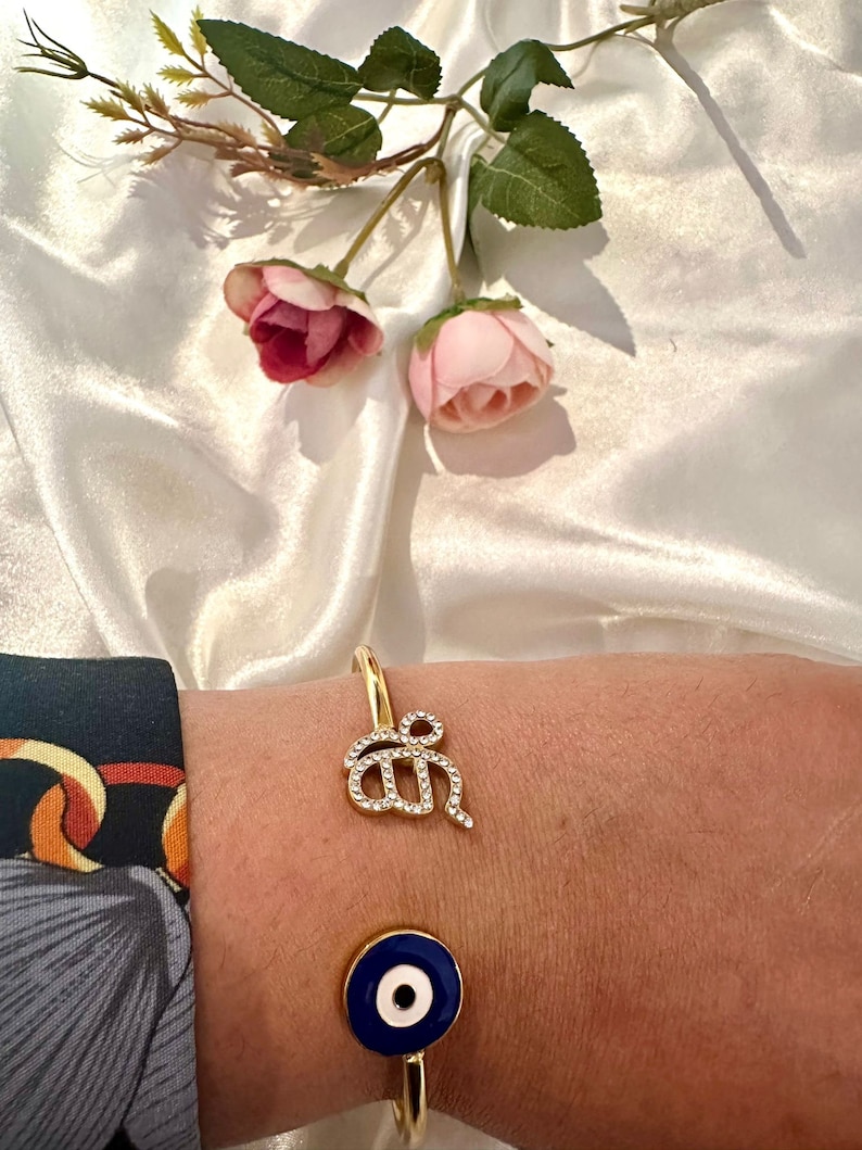 Ek Onkar Evil Eye Kara, Ek Onkar Evil Eye Charm,sikh Kara, Blessings ...