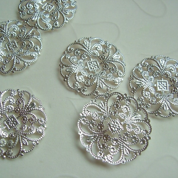 Silver Filigree - Etsy