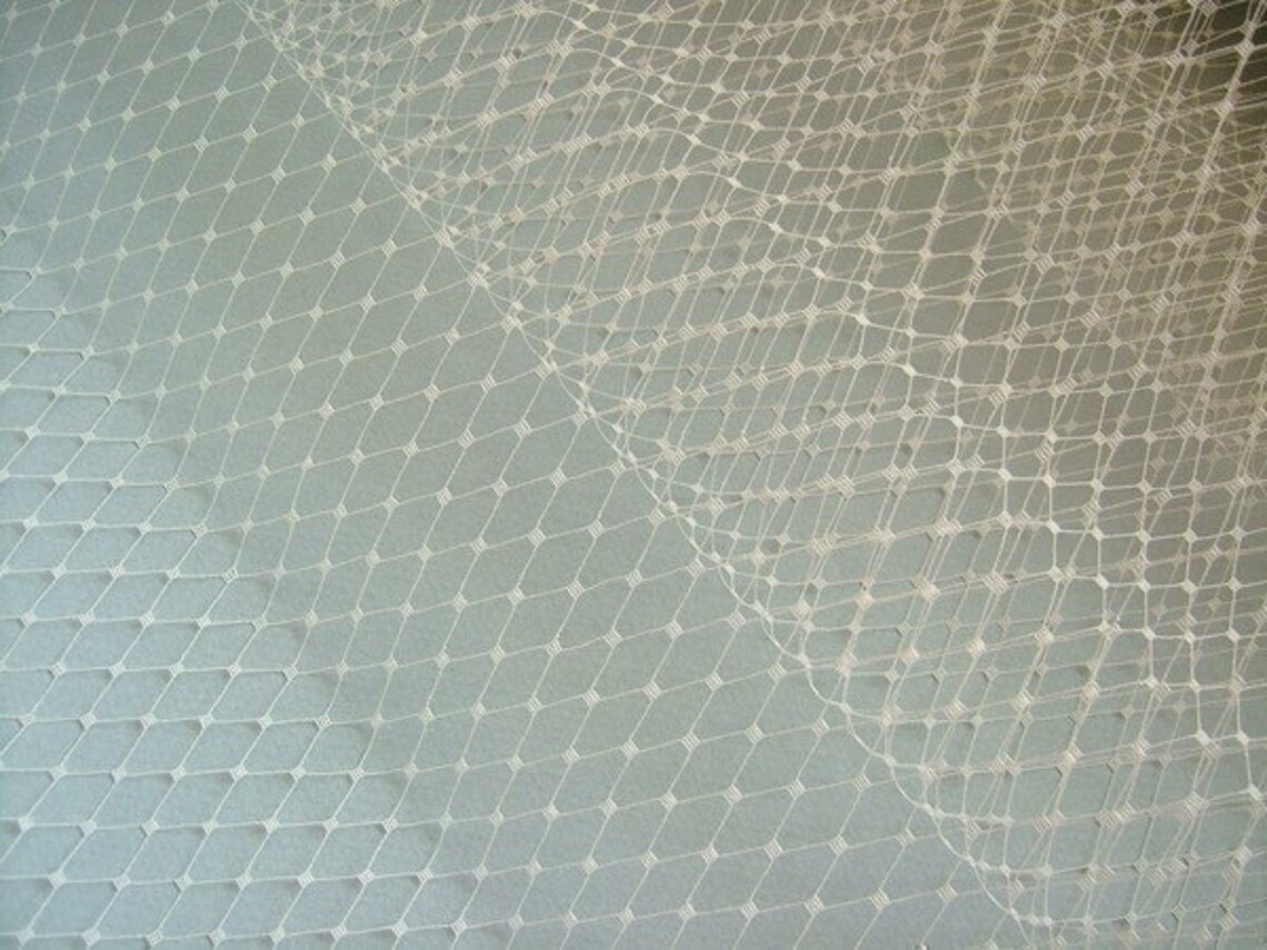 1 Yard 18 Inches Wide Russian/french Veiling IVORY | Etsy