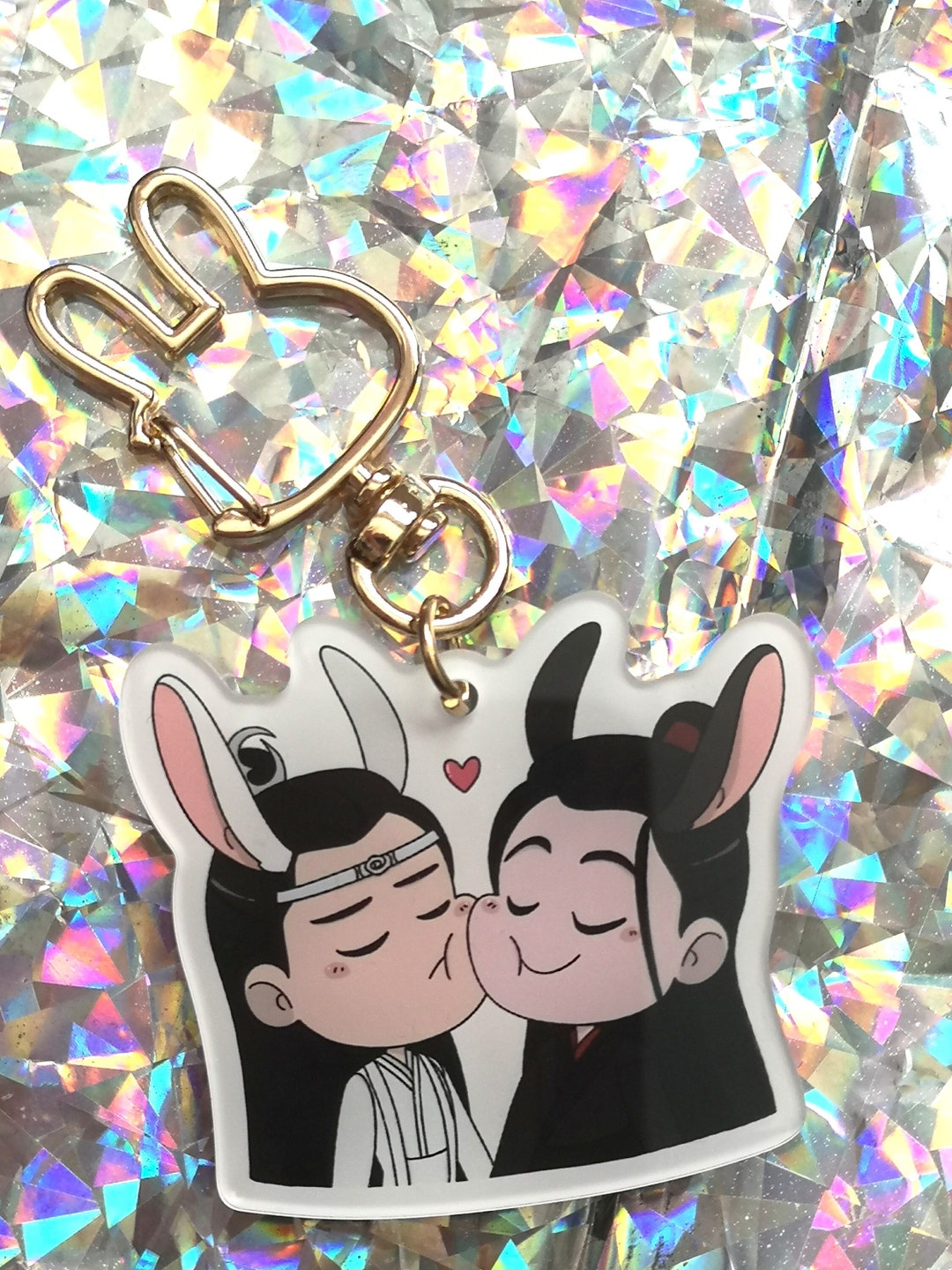 Lan Zhan and Wei Wuxian Chibi Keychain - Etsy