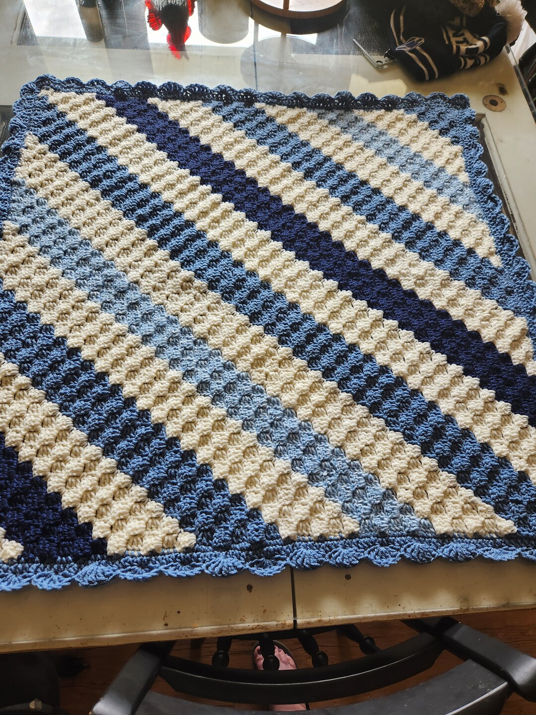 Little Baby Blue Blanket - Etsy