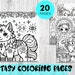20 Fantasy Coloring Pages for Kids, Printable, Cute Art, Fun for All ...