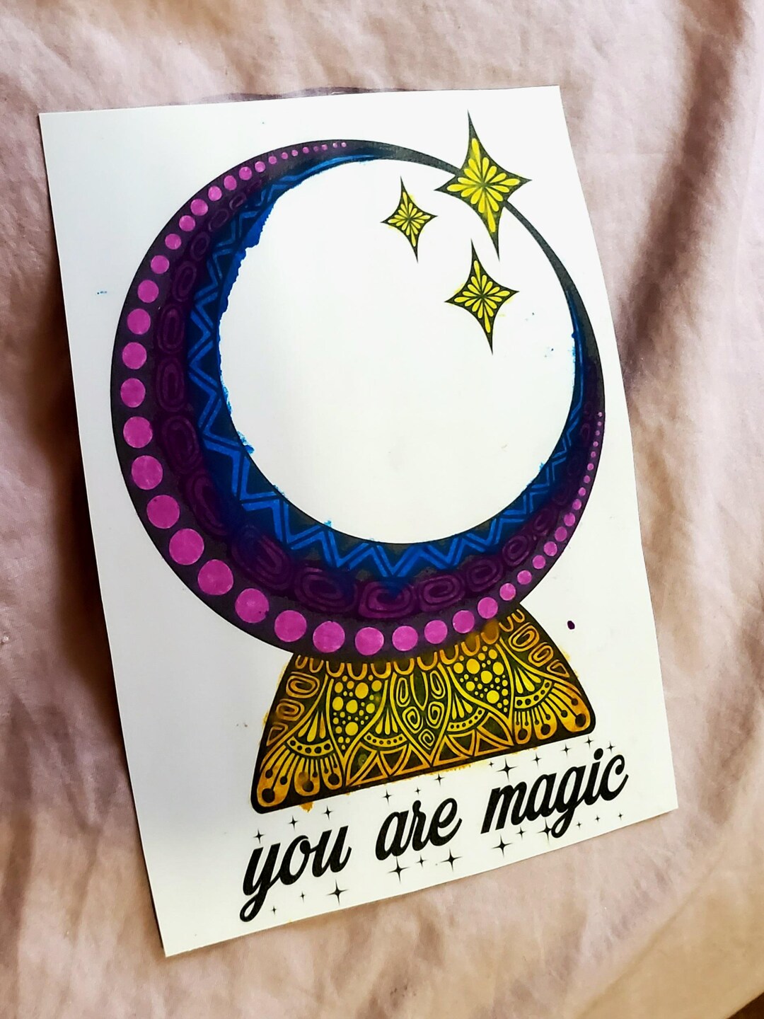 Laminated you Are Magic Wall Decor - Etsy