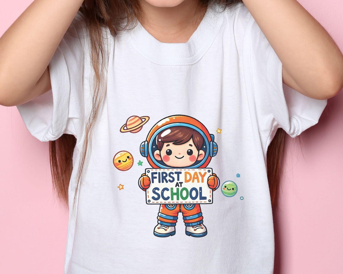 Astronaut Back to School Design, Rocket Ship, Commercial Use, Png ...