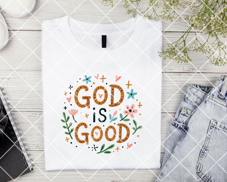 God is Good Png, Bible Verse Png, Christian Png for Shirts, Jesus Png ...
