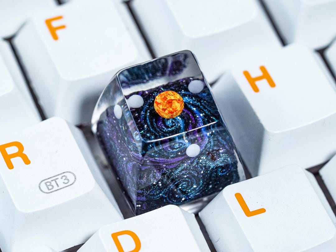Galaxy Universe Artisan Keycap, Planets & Solar System Keycap Set ...