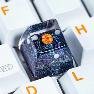 Galaxy Universe Artisan Keycap, Planets & Solar System Keycap Set ...