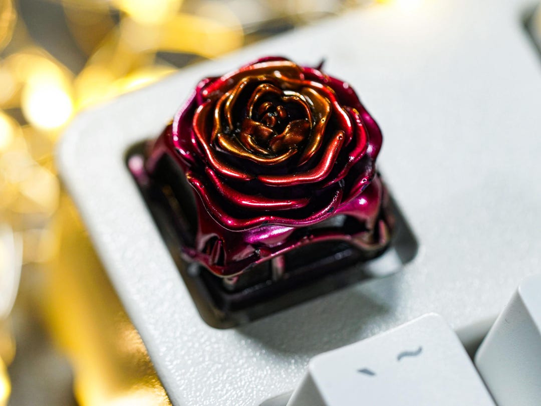 Valorant Vyse Arc Rose Keycap – Artisan Gaming Keycap for Cherry MX ...