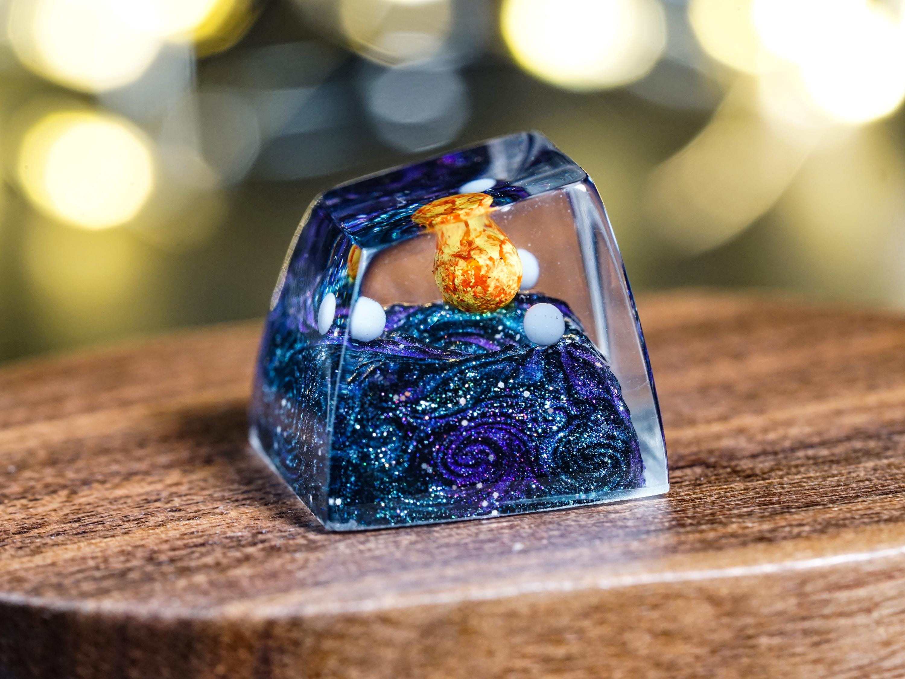 Galaxy Universe Artisan Keycap, Planets & Solar System Keycap Set ...