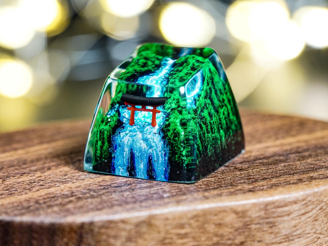 Summer Torii Gate Artisan Keycap, Japanese Custom Keycap Set for MX ...