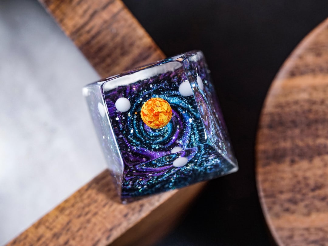 Galaxy Universe Artisan Keycap, Planets & Solar System Keycap Set ...