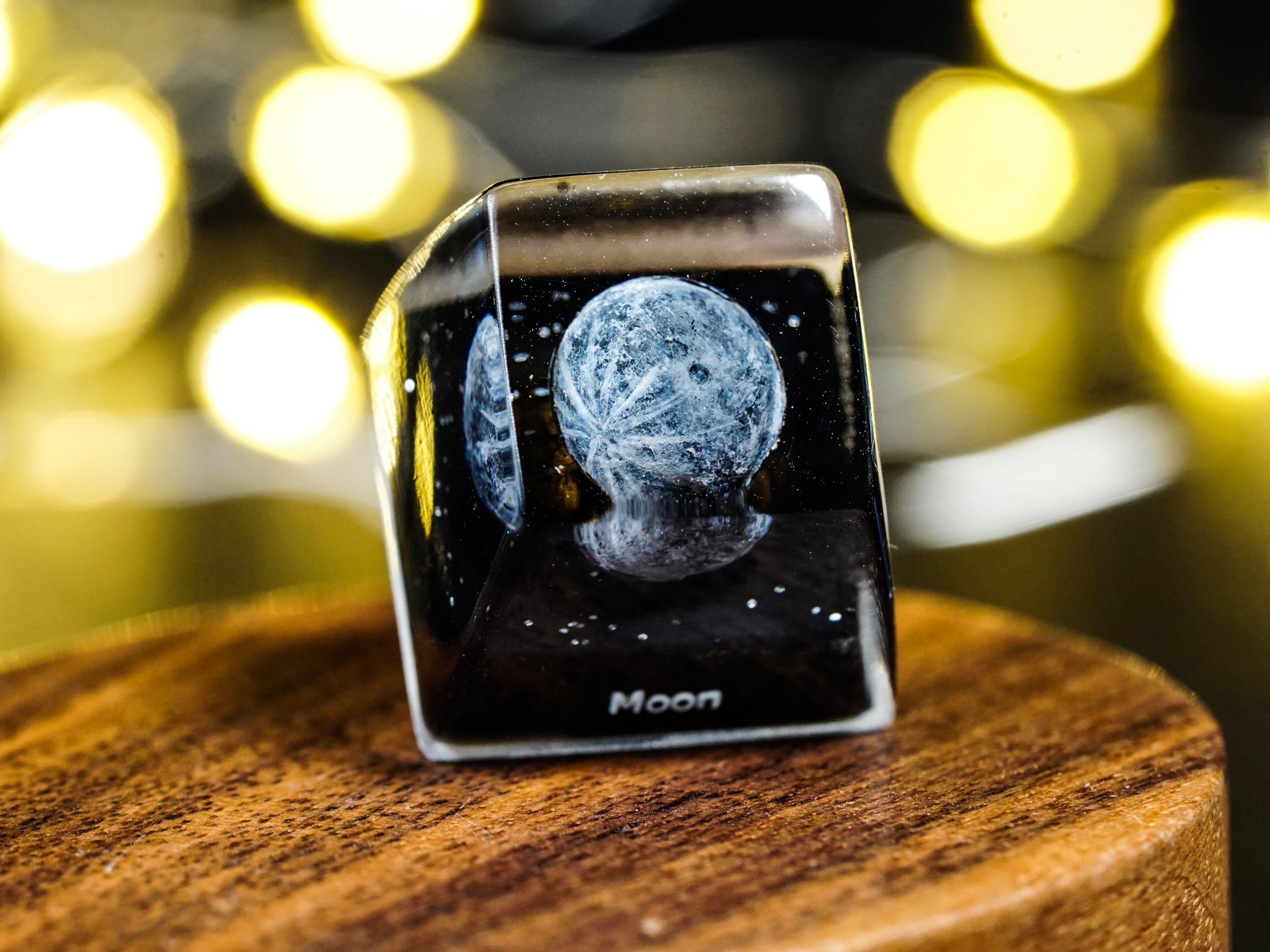 SALE 50% Moon Planet Keycap,solar System Moon Mars Jupiter Saturn ...