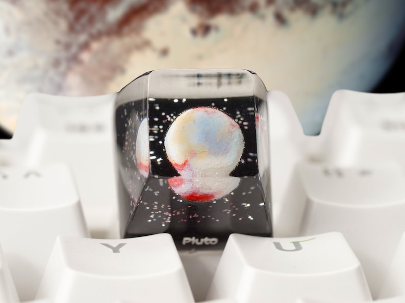 SALE 50% Planet Keycaps, Solar System Moon Earth Mars Jupiter Saturn ...