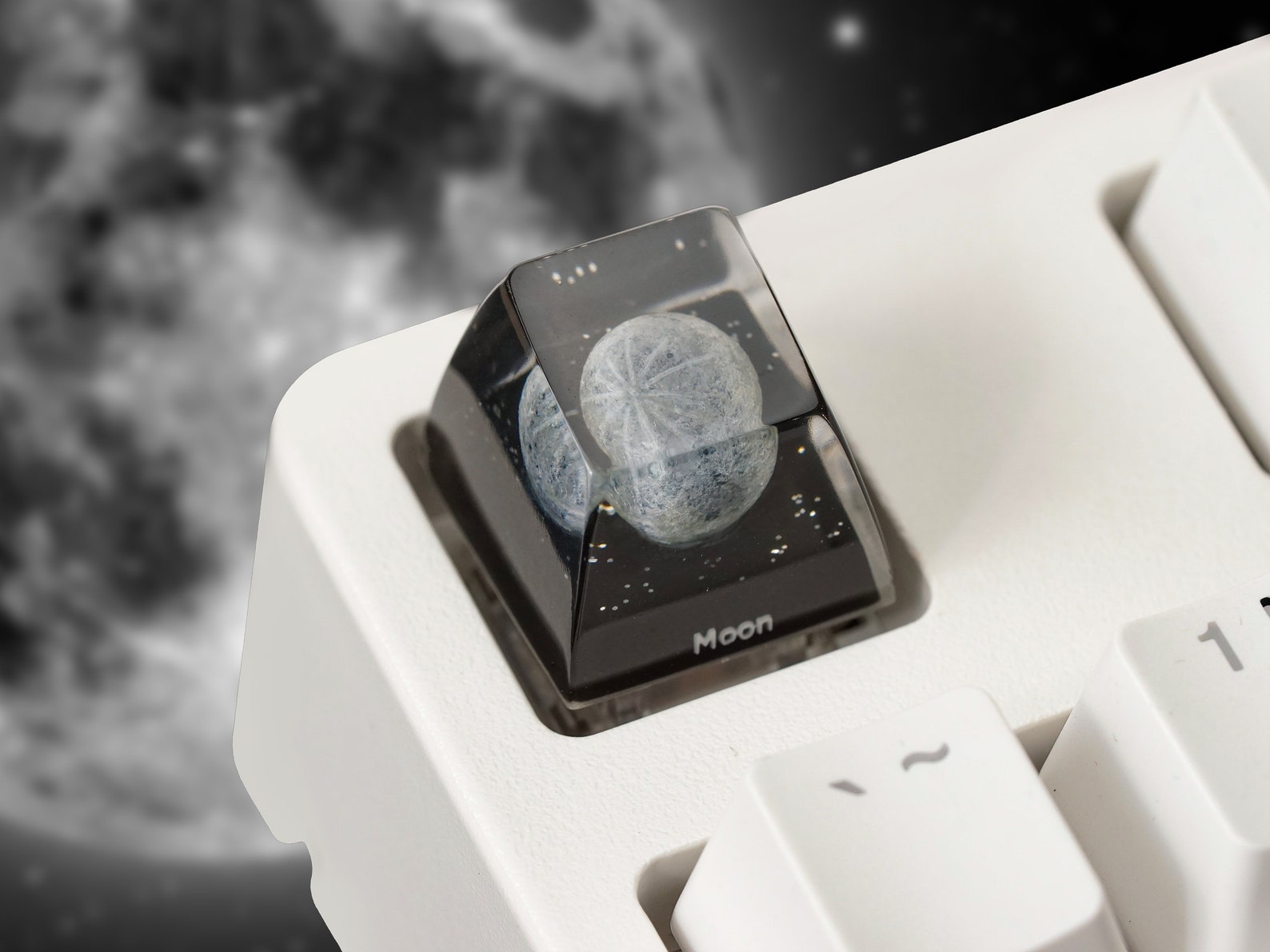 SALE 50% Planet Keycaps, Solar System Moon Earth Mars Jupiter Saturn ...