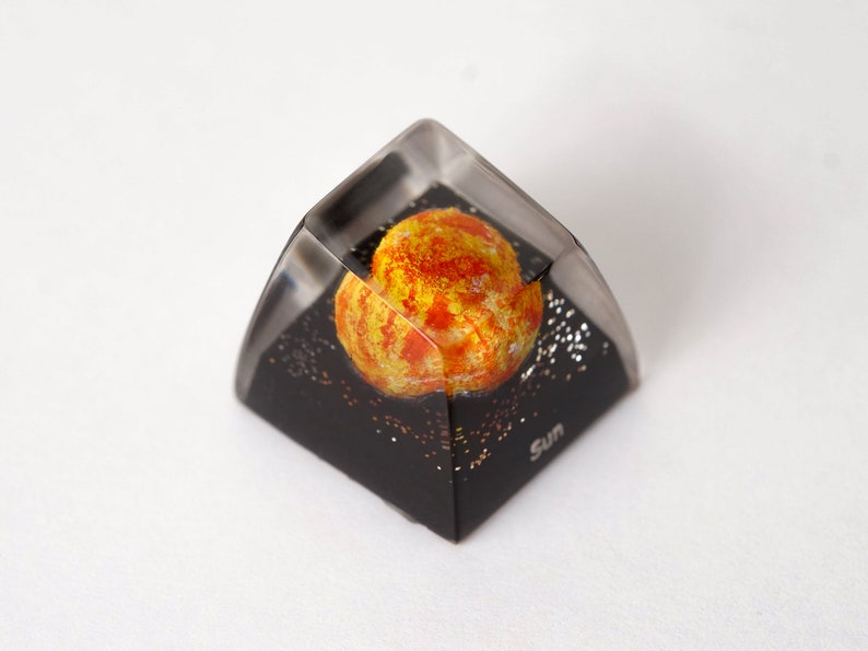 SALE 50% Planet Keycaps, Solar System Moon Earth Mars Jupiter Saturn ...