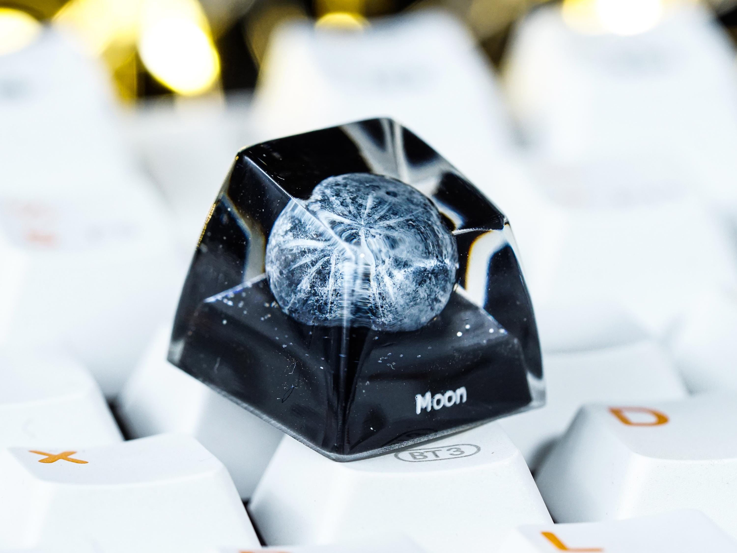 SALE 50% Moon Planet Keycap,solar System Moon Mars Jupiter Saturn ...