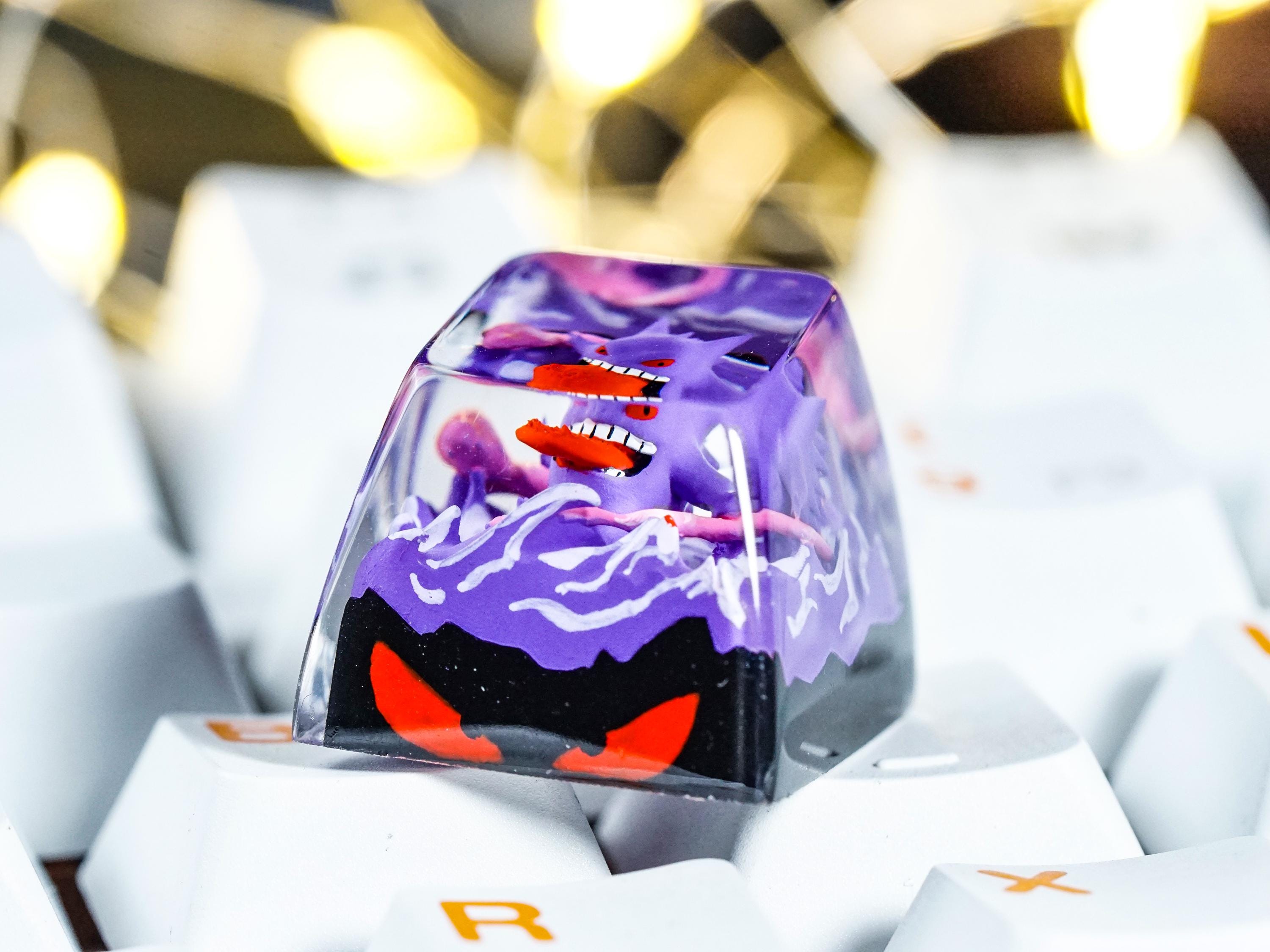 Custom G.e.n.g.a.r Long Tongue Artisan Keycap, Custom Kawaii Keycap for ...