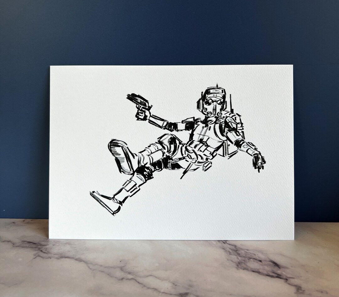 The Bad Batch Tech Sketch Print - Etsy