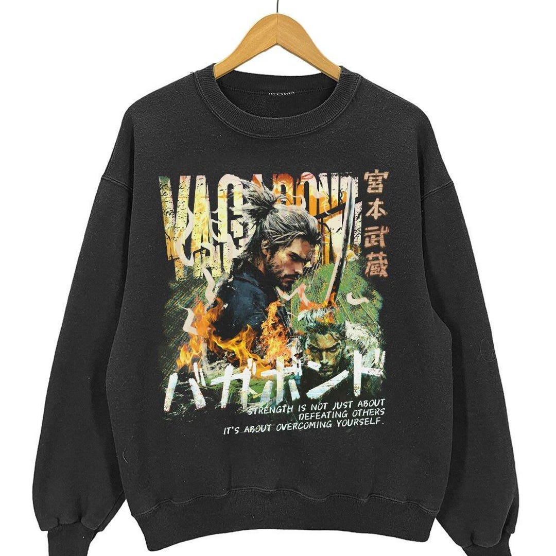 Wanderer Japan Samurai Shirt, Anime Legend Warrior Tokyo Japanese Weird ...