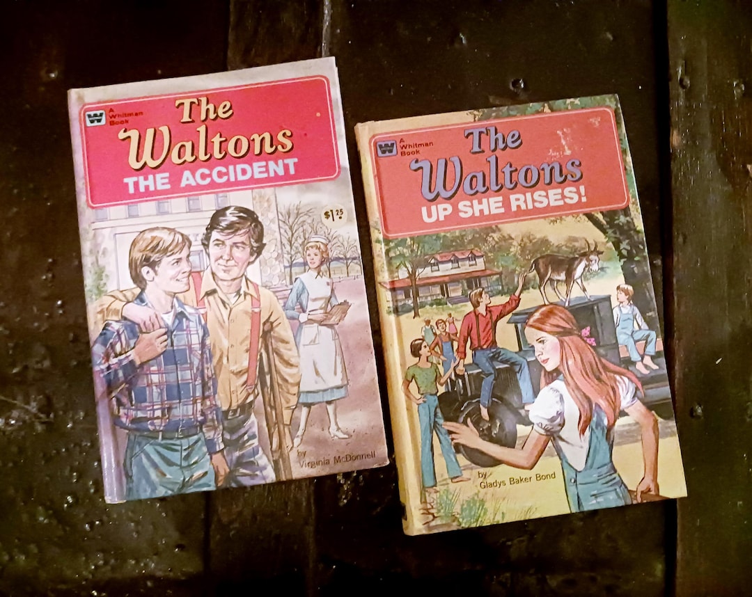 The Waltons, Set of 2 Vintage Books, the Accident by Virginia Mcdonnell, up She Rises by Gladys ...