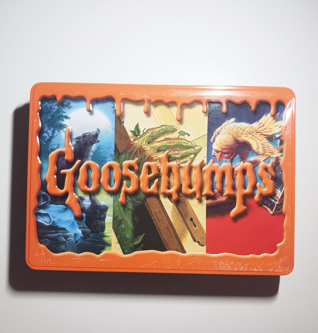 Vintage R. L. Stein Goosebumps Book Tin, Collectible Book Tin - Etsy