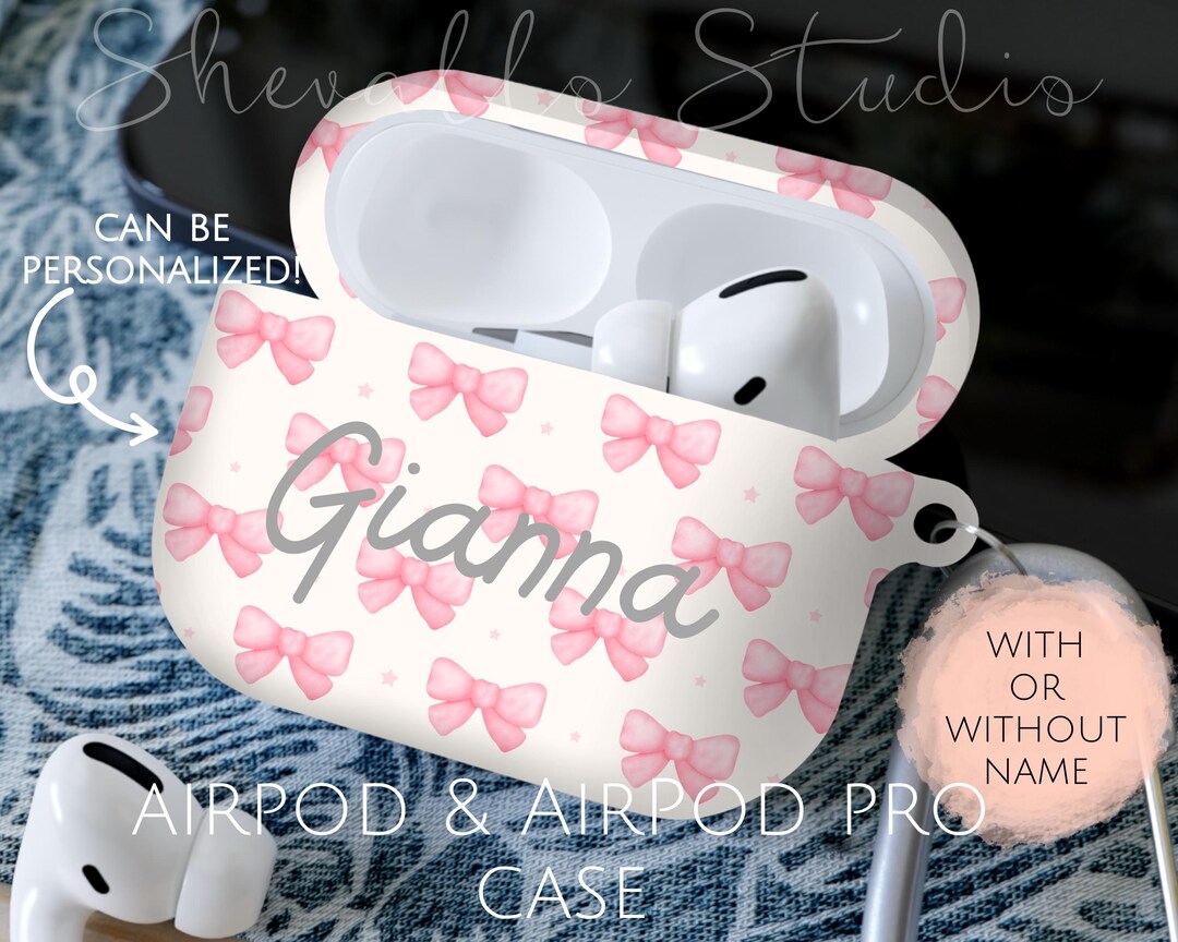 Coquette Bow AirPod Cases for AirPod Aipod Pro | Custom Airpods Holder ...