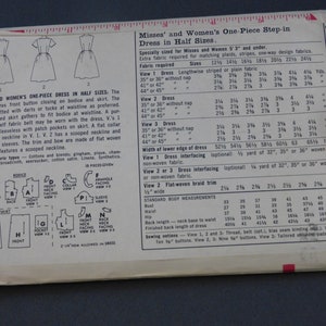 Vintage 1960s Dress Pattern Button Front, 35 Bust, Simplicity 5445 - Etsy