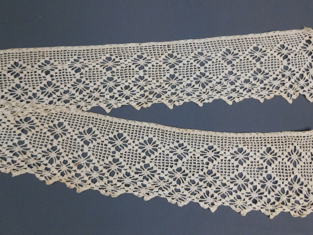 SALE Antique 4 Inch Wide Lace Trim, Vintage Cotton Dress Blouse ...