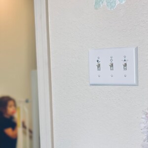 Wall Plate Laser Engraved Labeled Custom - Etsy