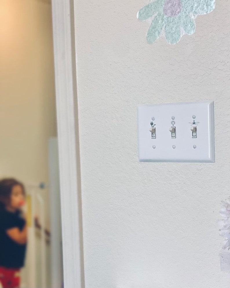 Wall Plate Laser Engraved Labeled Custom - Etsy