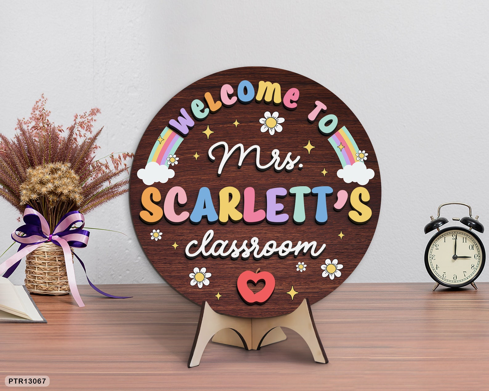 Custom 3D Teacher Door Sign, Welcome Classroom Decor, Teacher Door ...
