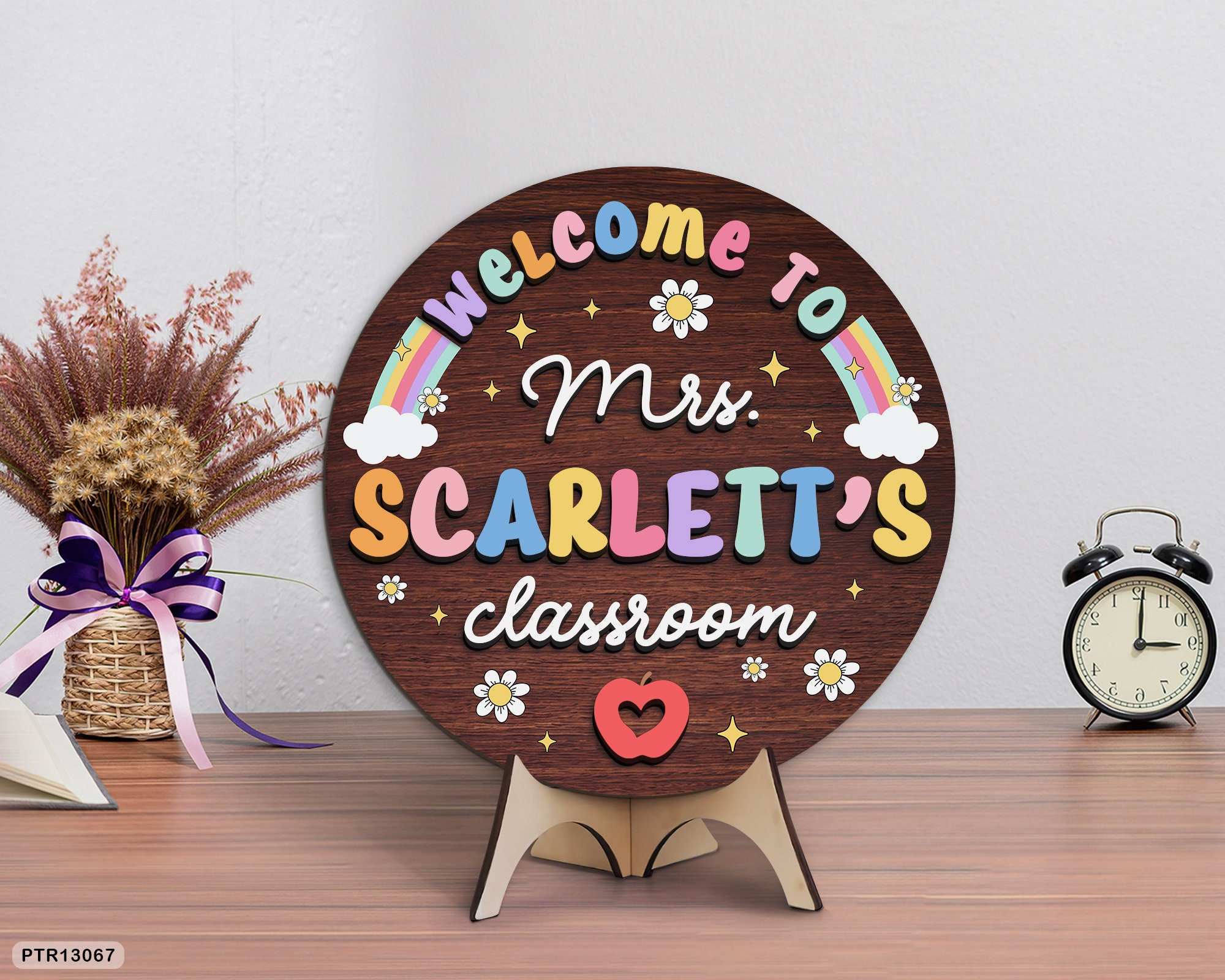 Custom 3D Teacher Door Sign, Welcome Classroom Decor, Teacher Door ...